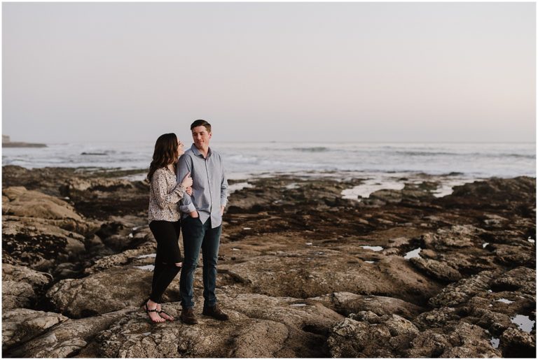 Julia & Nick Engaged | Shell Beach, CA - Nikkels Photography